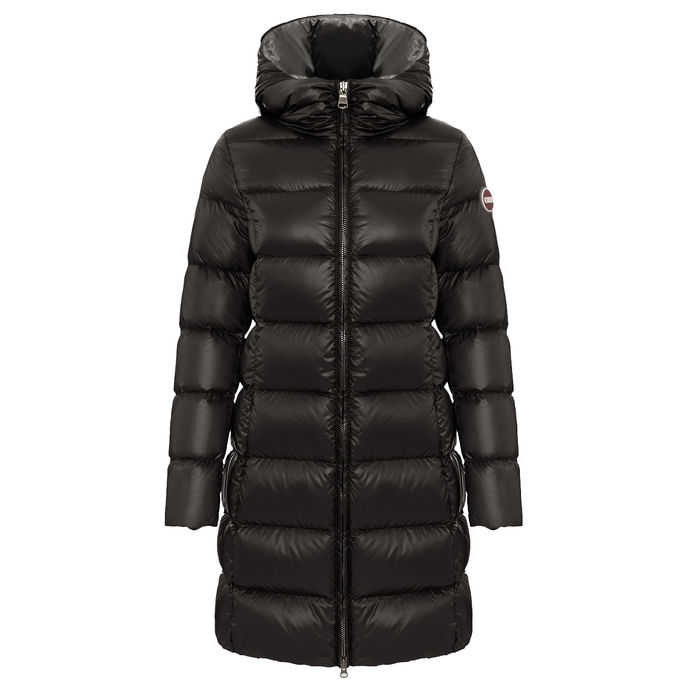 COLMAR ORIGINALS PIUMINO LUNGO CON CAPPUCCIO Donna Nero Dark Steel ... COLMAR ORIGINALS PIUMINO LUNGO CON CAPPUCCIO Donna Nero Dark Steel ...